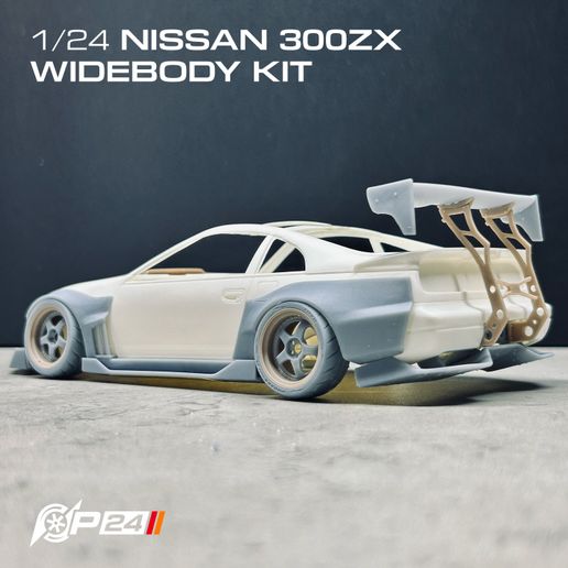 300zx Custom Wide Body Kit Tamiya 1/24 Nissan 300ZX Wide Body Kit