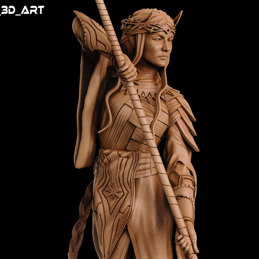 🧝 Galadriel 3D Print・ STL File for ・Cults