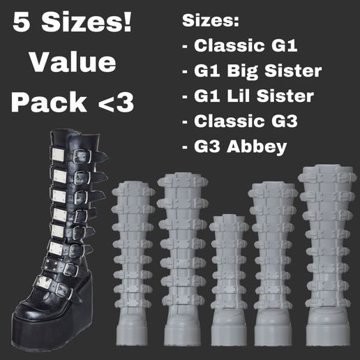 👹 Monster High Demonia Pack・ OBJ File for 3D printing・Cults