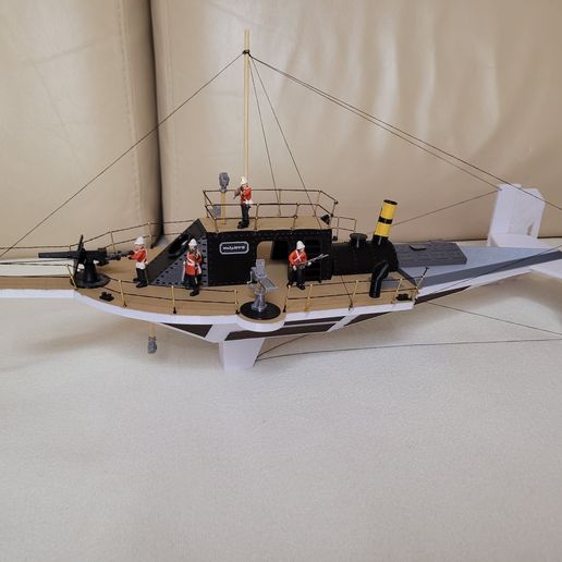 🛰 Space 1889 Aphid Class Gunboat RPG Scale (28mm)・ STL File for 3D ...