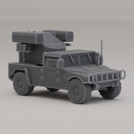 🦸 M1097 - Avenger (SAM, United States, Cold War, 1989)・ 3D File for 3D ...