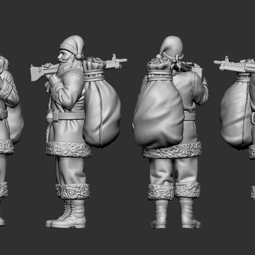 🎅 Santa Clause FREE STL File・Free OBJ File for 3D printing・Cults