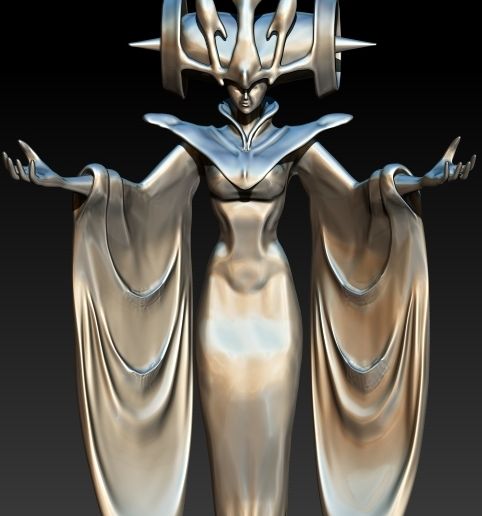 STL file Cosmo Queen 👸 ・Model to download and 3D print・Cults