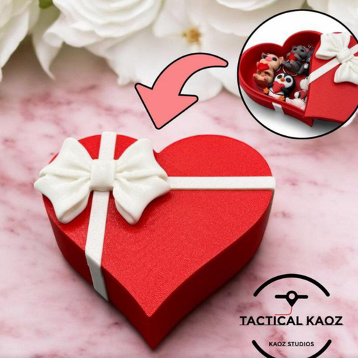 3D file CAJA CORAZON 📦 ・3D printer model to download・Cults