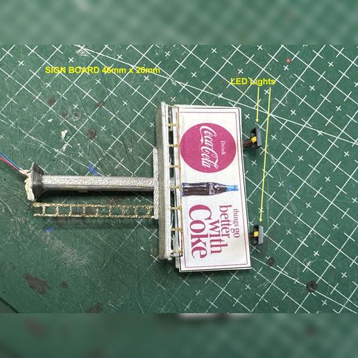 🏞 HO-Scale Billboard・Free STL File for 3D printing・Cults