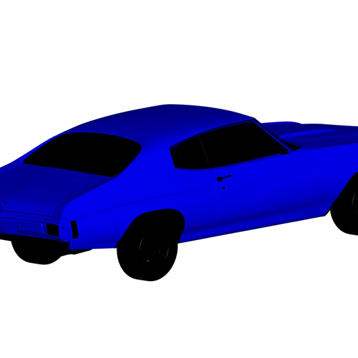 3D file Chevrolet Chevelle coupe 1969 🚙 ・Design to download and 3D ...