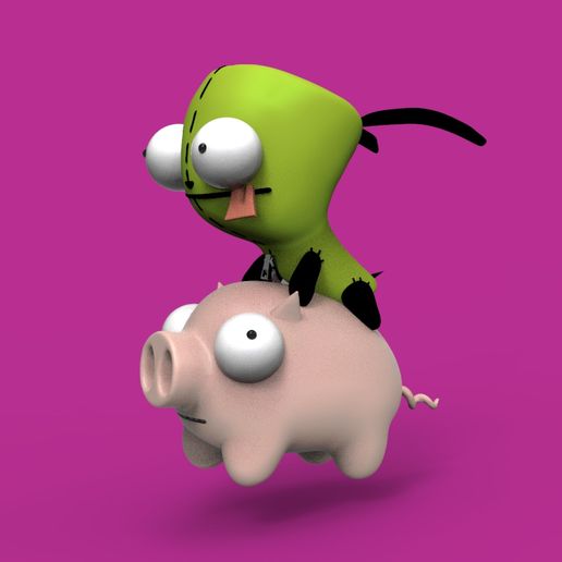 gir clipart invader zim