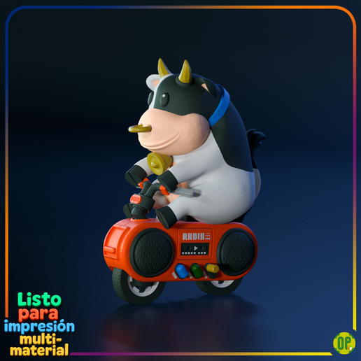 🗺️ Mario Kart World - Motorcycle Cowgirl - Color Print Ready -・ 3D File ...