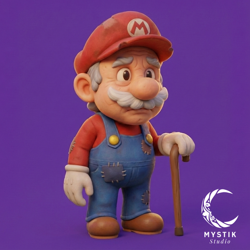 printable 3d mario