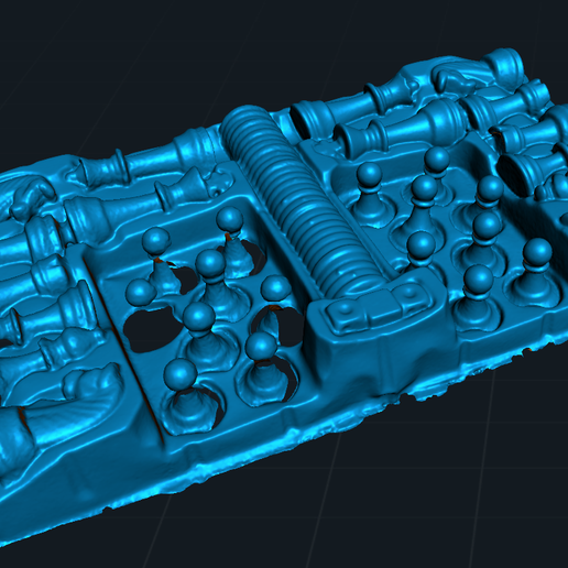 STL file chess checkers (3d scan) mesh ♟️ ・3D printing template to ...