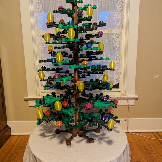 🎄 Lego Inspired Christmas Tree・Free STL File for 3D printing・Cults