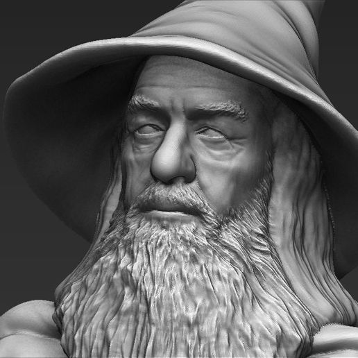 🧙‍♂️ Gandalf the Lord of the Rings Hobbit full color 3D printing・ 3D ...