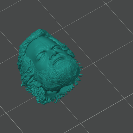 🦸 Head Bud Spencer・ STL File for 3D printing・Cults