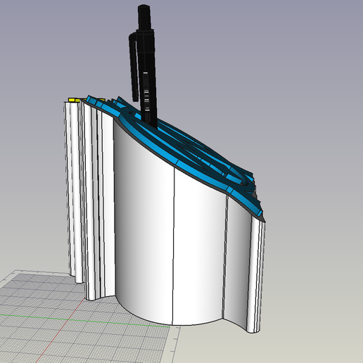 STL file Pencil cup - Olympique de Marseille ️ ・3D printer design to download・Cults