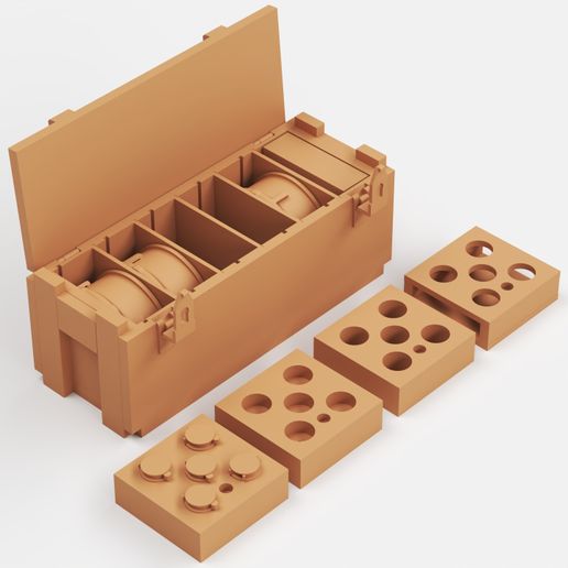 🪖 WW2 US Antitank Mine Set + Boxes・ 3D File for 3D printing・Cults
