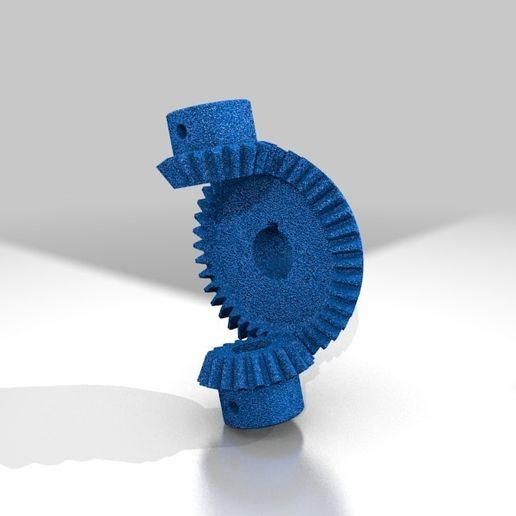 ⚙️ Bevel Gear assembly・Free STL File for ・Cults