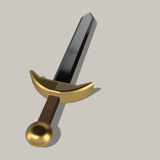 Free STL file 2D genetic sword 🗡️ ・3D print design to download・Cults