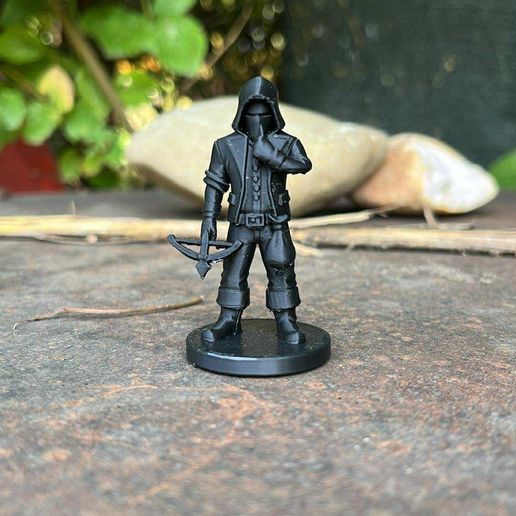 🎲 Thief / Rogue - DND Figurine tabletop・ STL File for 3D printing・Cults