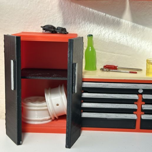 📦 Scale Garage RC Tool box set inspired for scx24・ STL File for 3D ...