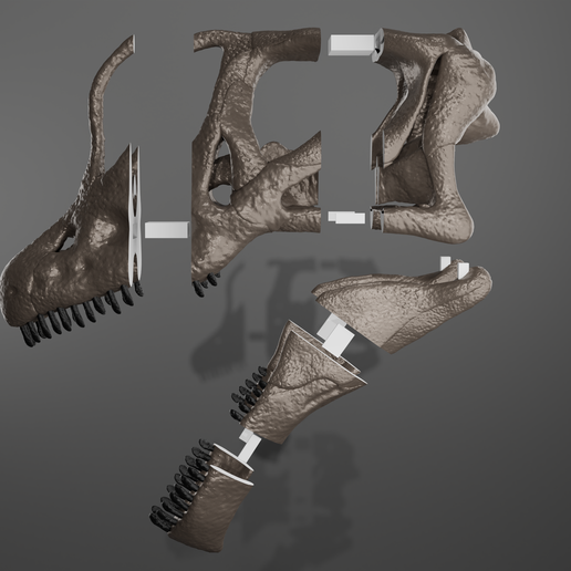 💀 Brachiosaurus skull 3d print・ STL File for 3D printing・Cults