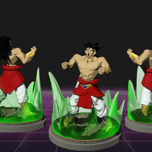 Archivo STL Broly (Anime base form) 🎲 ・Modelo para descargar y imprimir ...