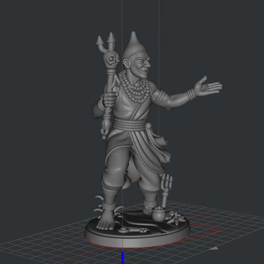 🗿 Exu Orixá - 3D Printable Spirit Sculpture v3・ STL File for 3D ...