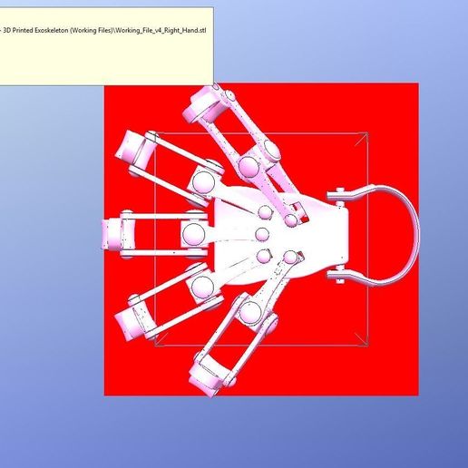 🤲 3D Printed Exoskeleton Hands - In One Piece・ 3D File for ・Cults
