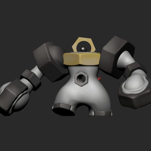 🐉 Pokemon - Meltan and Melmetal・ STL File for 3D printing・Cults