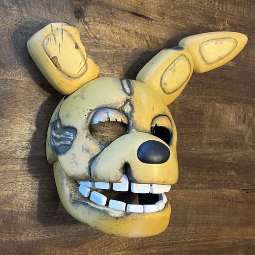 🐇 Spring Bonnie / Yellow Rabbit Mask Movie Version (FNAF / FIVE NIGHTS ...