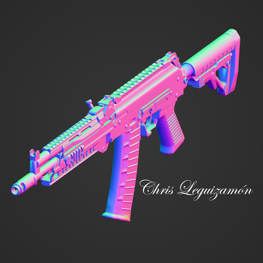 3D file CODM AK117 Color Burst 🎨 ・3D printable design to download・Cults