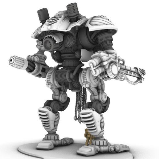 🔥 Project Dark Quixote-28mm Modular Nightmare Mech・ 3D File for 3D ...