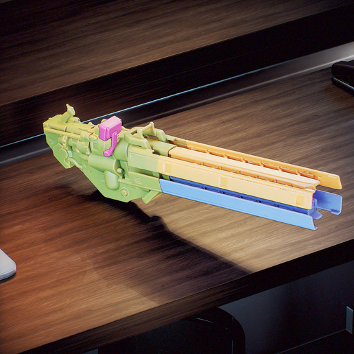 STL file Residual Evil 3 Railgun Fan Art Weapon - RE3 🎨 ・3D printer ...