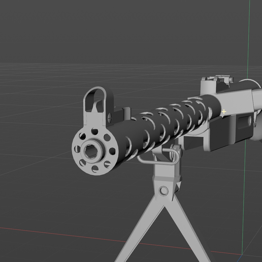 🔫 Czech ZK-383 submachine gun 3D model material・ OBJ File for 3D ...