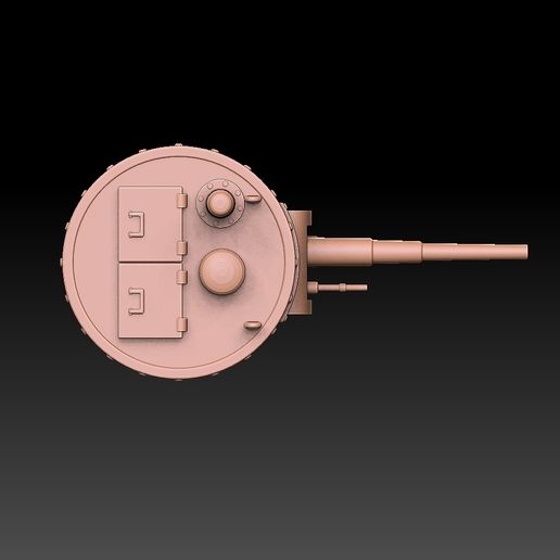 🪖 T35 Tank Turrets・ 3D File for ・Cults