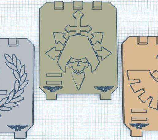 🪖 GLOOMY ANGELS TANK DOORS・Free STL File for ・Cults