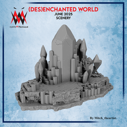 🗺️ Enchanted World – Shattered Spire STL – Magical Ruins Scenery・ STL ...