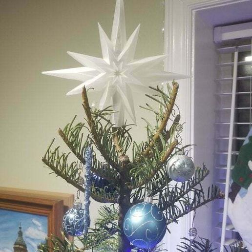 🎄 Christmas Star Tree Topper・Free STL File for ・Cults