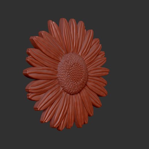 STL file Daisy 3d relief .stl file 📁 ・3D printer design to download・Cults