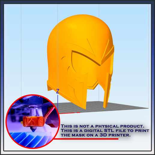 🪖 Magneto helmet (Marvel Ultimate Alliance 3)・ 3D File for 3D printing ...