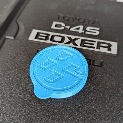 🧢 ENGINE CAP FOR BRZ 2022 (with Subaru logo)・ STL File for 3D printing ...