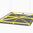 STL file CUSTOMIZABLE PLANT STAND SQUARE 🌿 (SCAD)・3D print design to ...