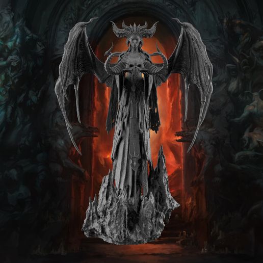 🦸 Lilith Diablo 4 STL・ STL File for 3D printing・Cults