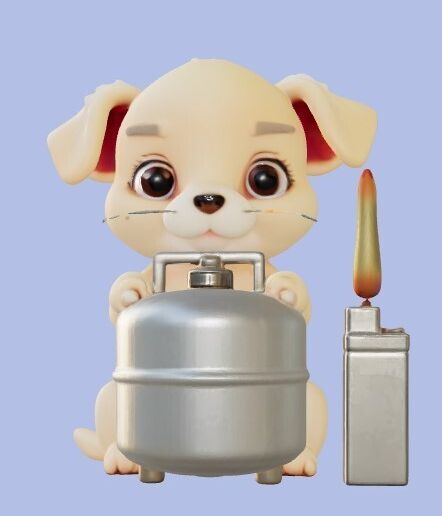 STL file Dog Holding Carafe Meme 🐕 ・3D printing model to download・Cults