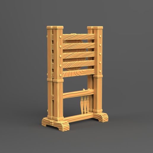 STL file Medieval Target Practice Stand – 3D Printable Archery ...