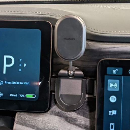 💨 Rivian R1S / R1T Dash Phone Mount for magnetic adapter・Free 3D File ...