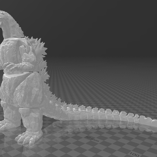 Godzilla heisei - articulated - Cults3D 3D Model | 3Drop