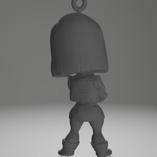 🤖 Llavero/keychain Androide Nº 18 Dragon Ball z・Archivo STL para ...