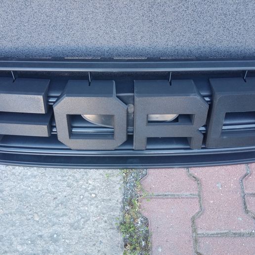 STL file FORD - letters for Transit Custom (easy print) 🚙 ・3D printable ...