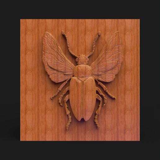 STL file insect cnc 🏢 (OBJ)・Template to download and 3D print・Cults