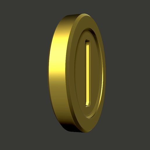 🪙 Coin from Super Mario Brothers・Free STL File for ・Cults